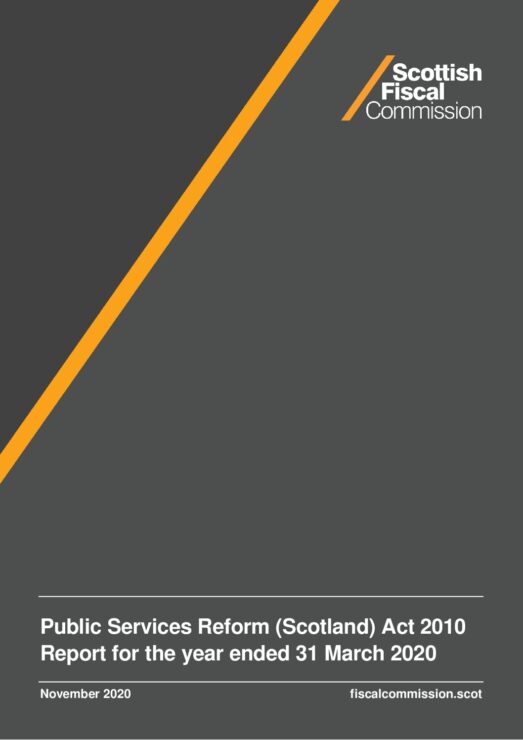 Public Services Reform (Scotland) Act 2010 Report For The Year Ended 31 ...