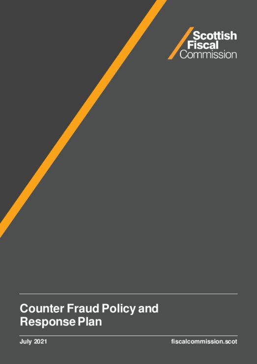 Counter Fraud Policy And Response Plan July 2021 | Scottish Fiscal ...
